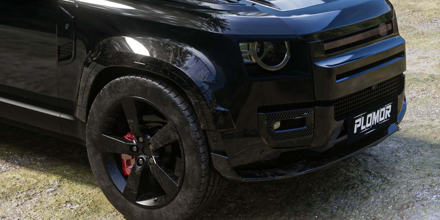 Plomor's Land Rover Defender Wide Wheel Arches vs Stock: Complete Comp ...