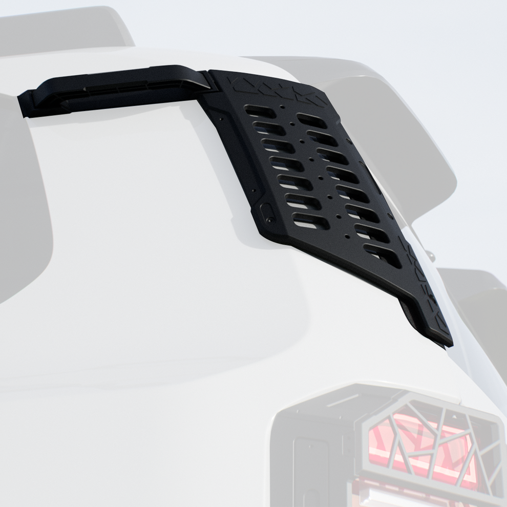 PLOMOR LC250 Embedded Bar Guard – Mag-Al, D-Pillar Handle, Matte Black